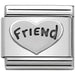 Nomination Classic Silver Friend Heart Charm – WJ Shaw Jewellers